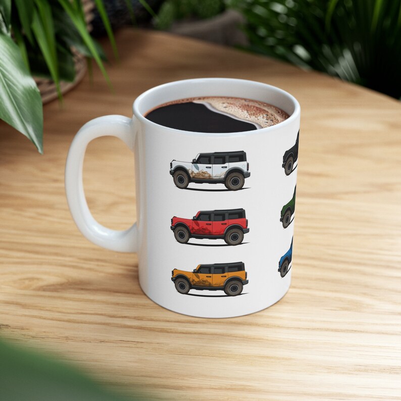 Ford Bronco Paint Colors - Ceramic Mug 11oz - Etsy