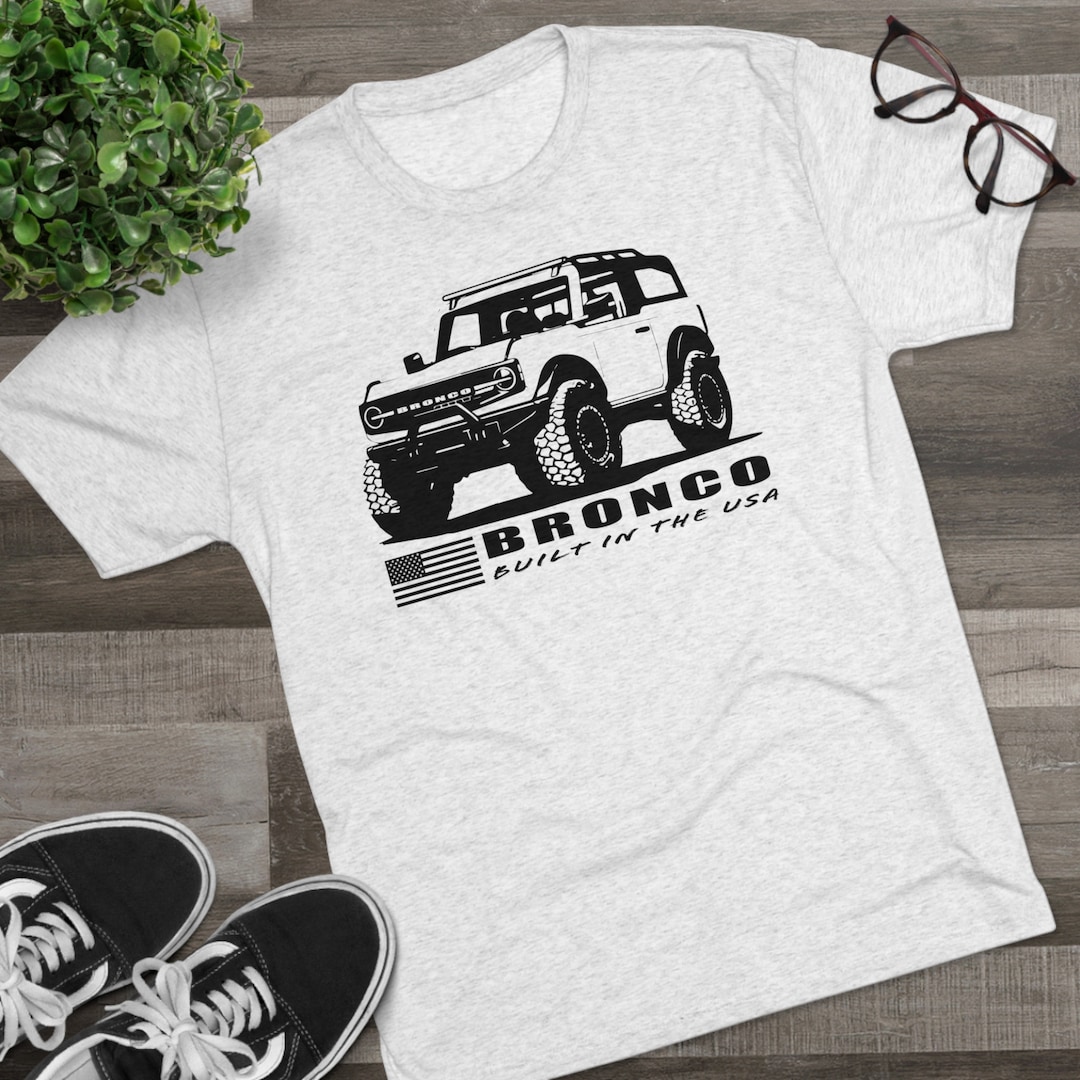 Ford Bronco Shirt Built in the USA Short Sleeve - Etsy