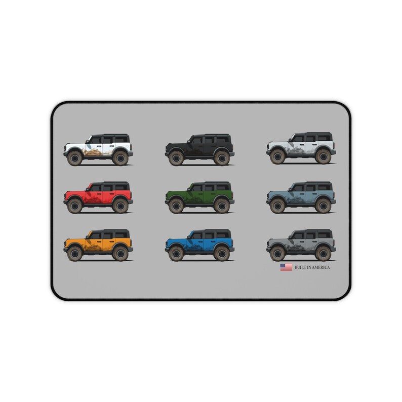 Ford Bronco Built in America - Desk Mat and Mouse Pad - Etsy