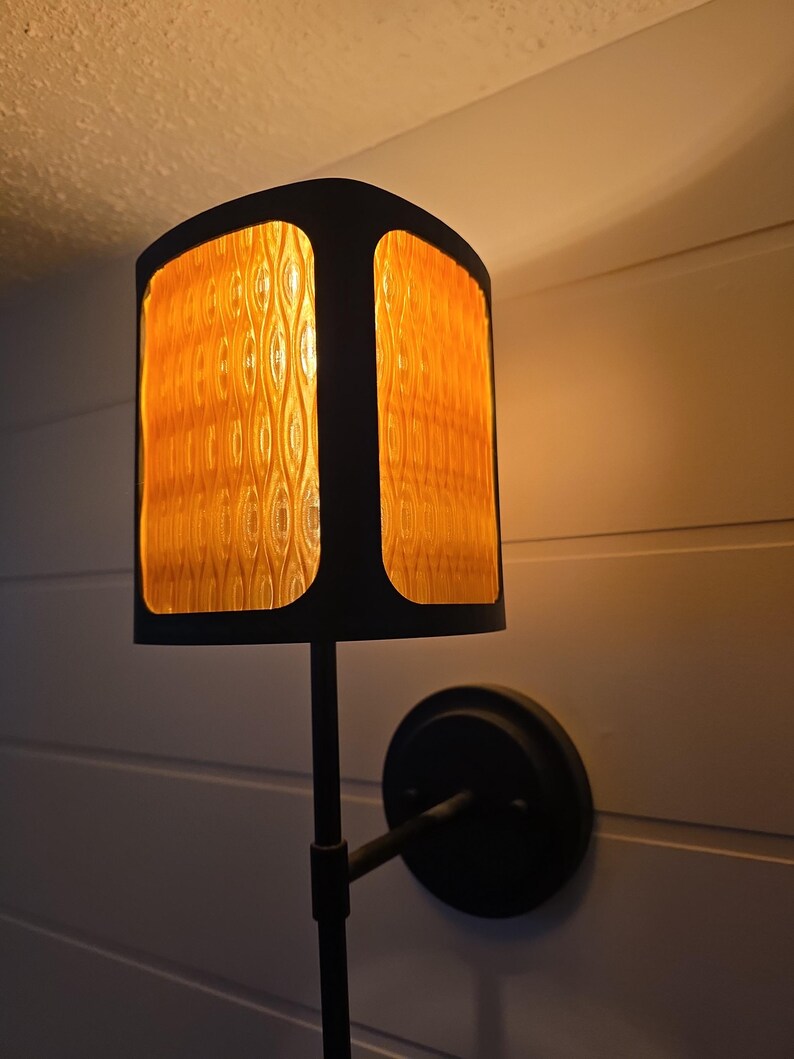 Ripple Lamp Shade, Retro Minimal Design Lamp Shade - Etsy