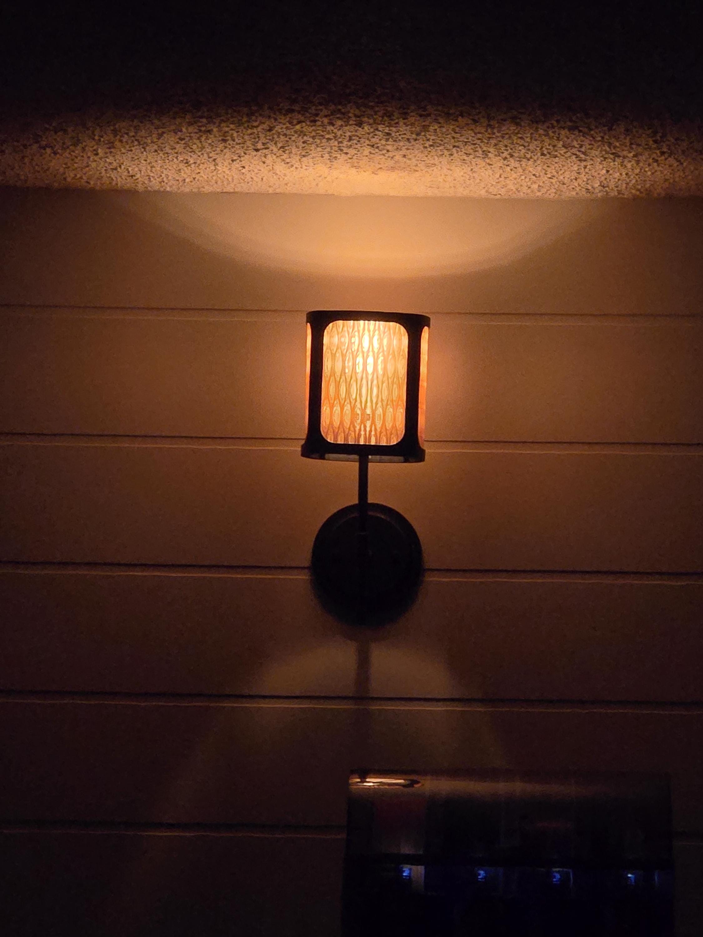 Ripple Lamp Shade, Retro Minimal Design Lamp Shade - Etsy