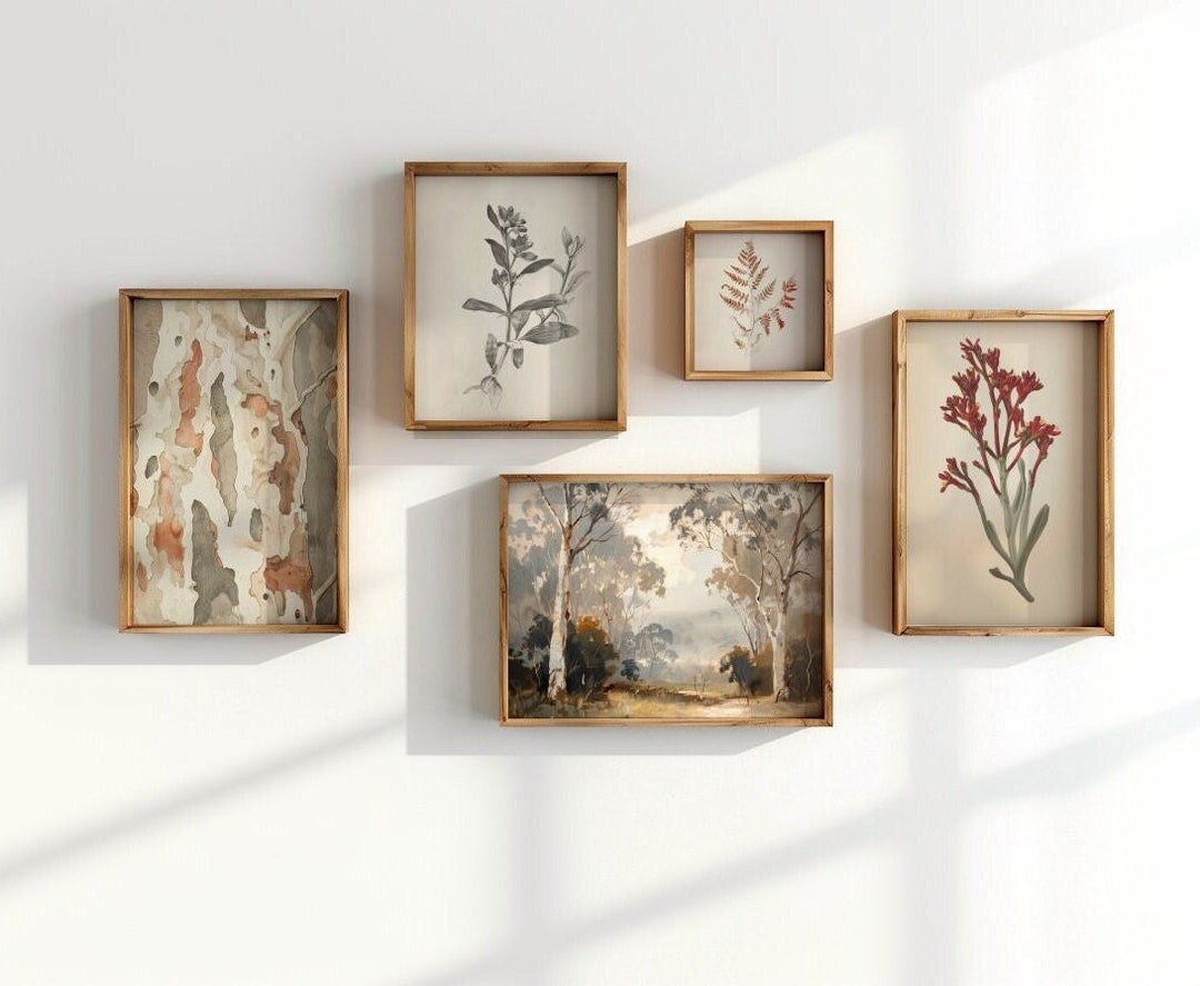 Vintage Australian Bush Collection 5 Set | Australian Native Botanical ...