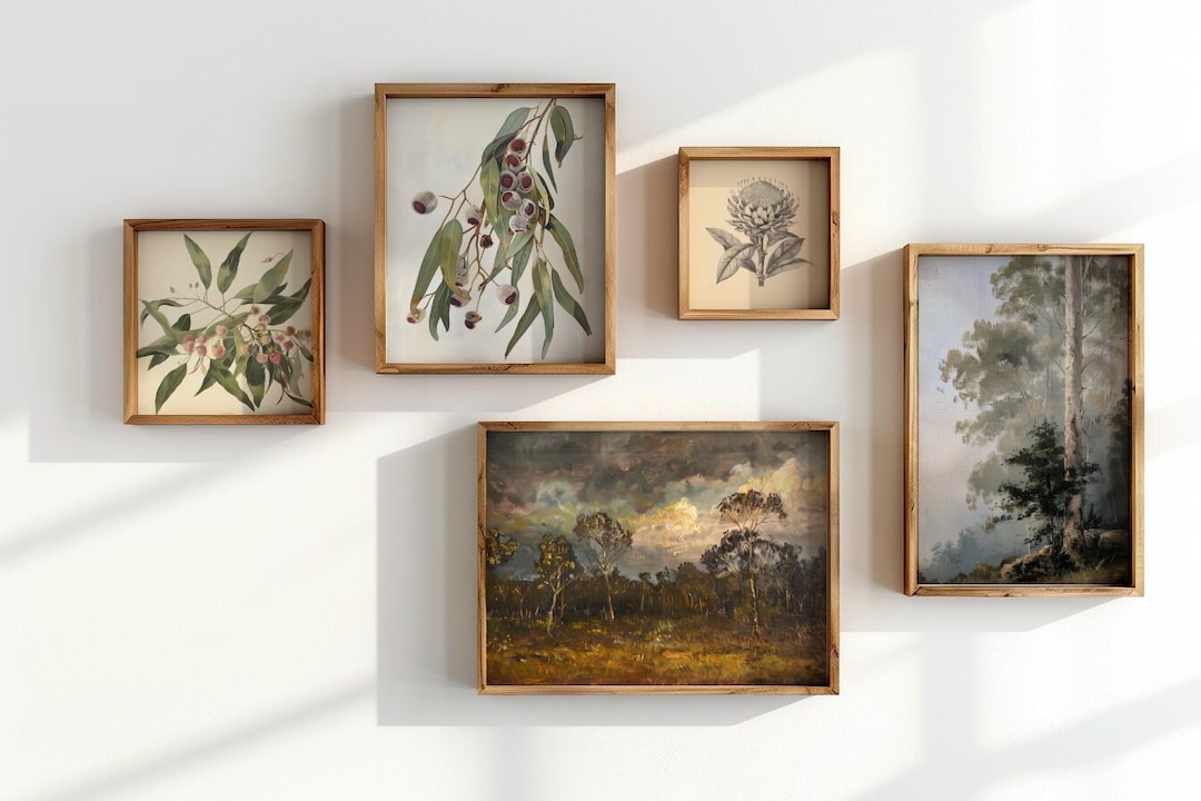 Vintage Australian Bush Collection 5 Set | Australian Native Botanical ...