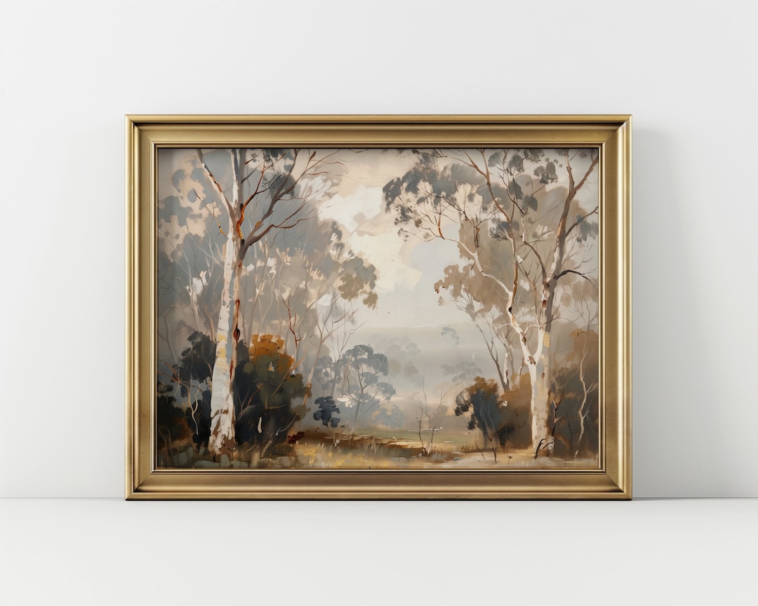 Vintage Australian Landscape | Digital Download | Australian Bush Wall ...
