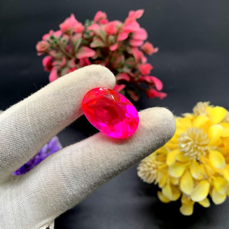 Synthetic Ruby - Etsy