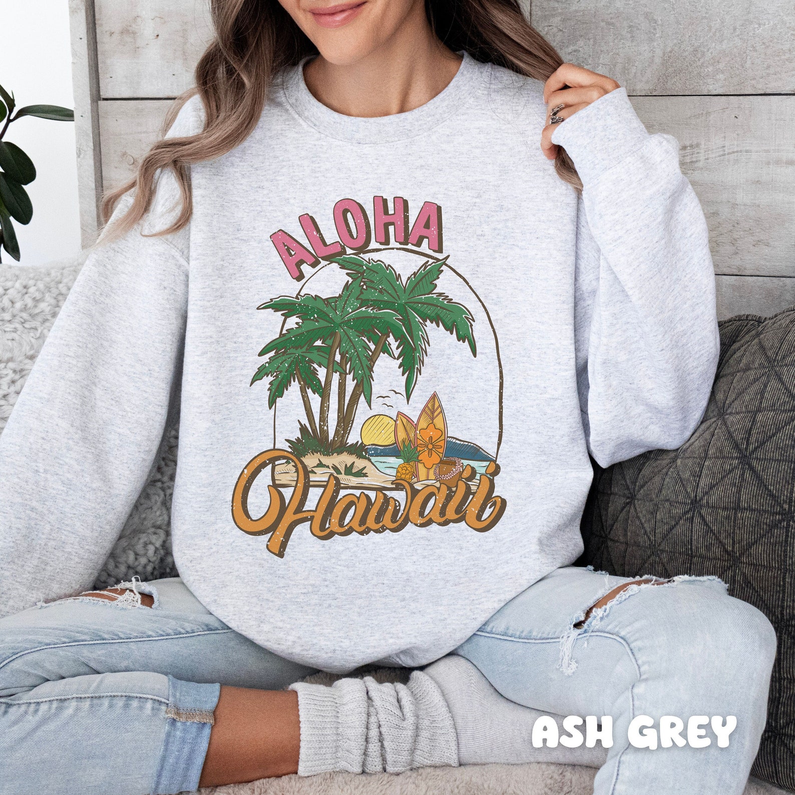 Hawaii Sweatshirt, Hawaii Crewneck, Maui Sweatshirt, Hawaiian ...
