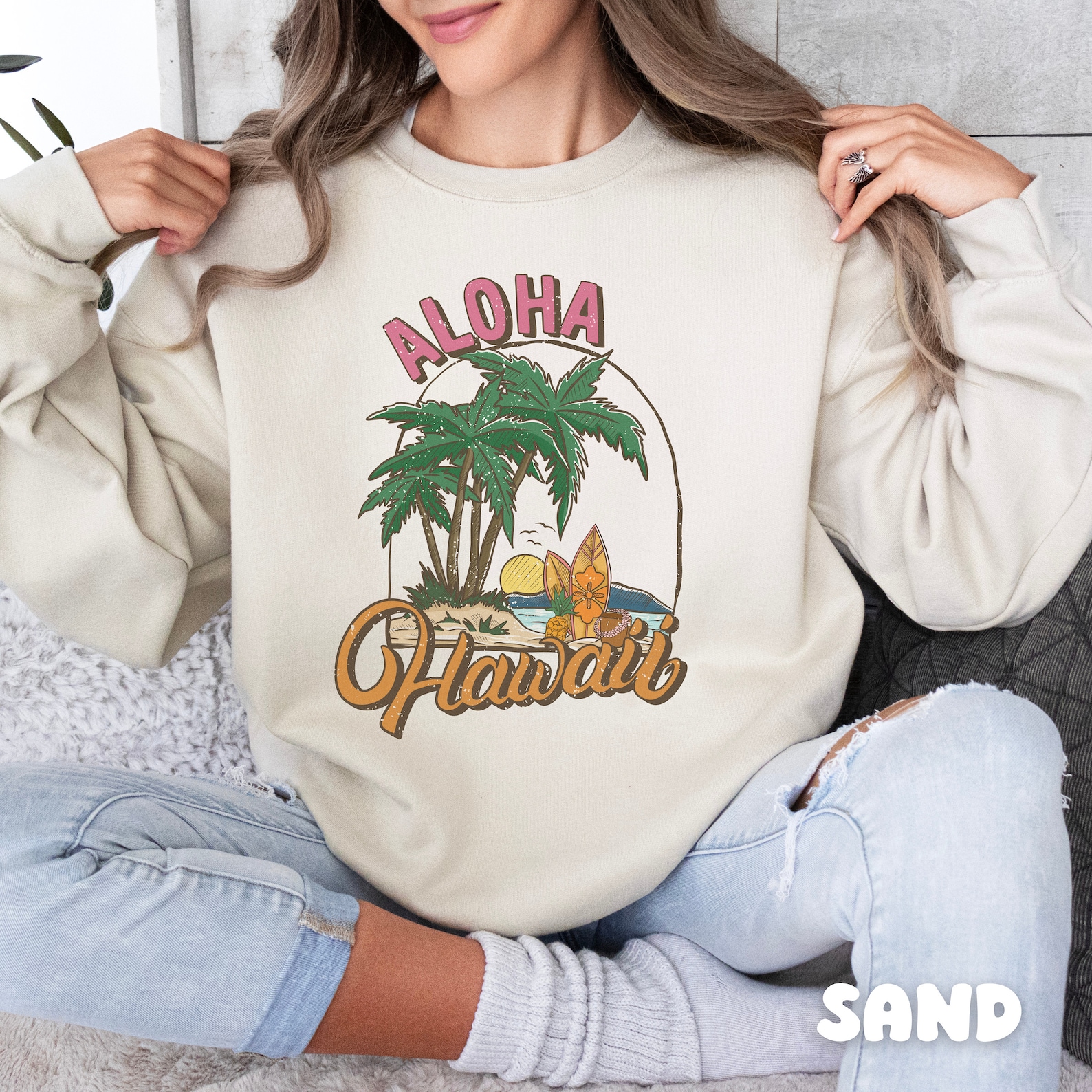 Hawaii Sweatshirt, Hawaii Crewneck, Maui Sweatshirt, Hawaiian ...