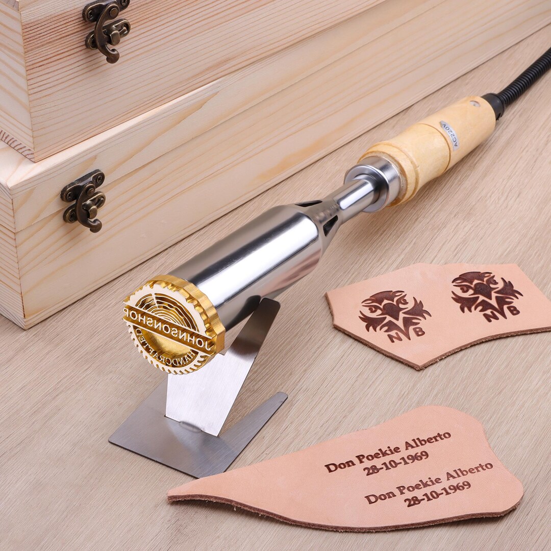 Custom Electric Branding Iron With Custom Stamp, Custom Leather Stamp ...