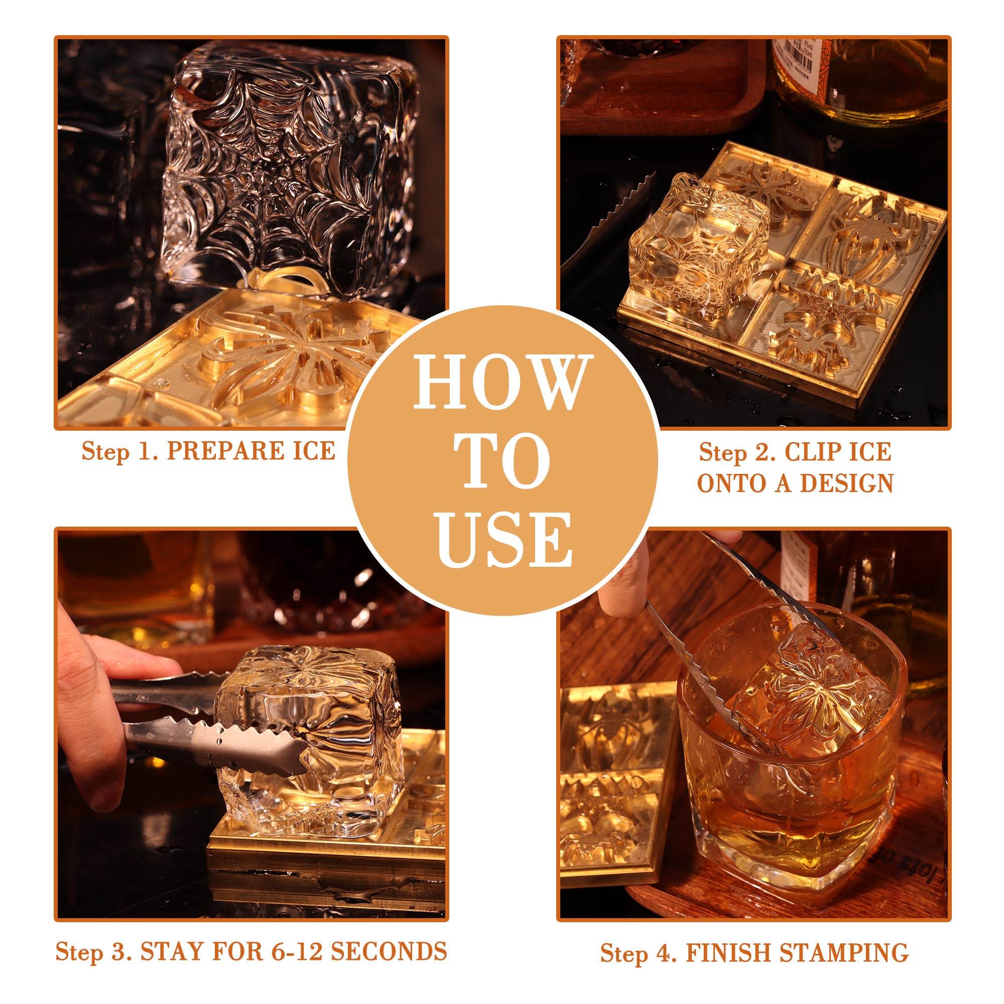 Personalized Ice Cube Plate, Ice Cube Tray Custom, Custom Ice Stamp for ...