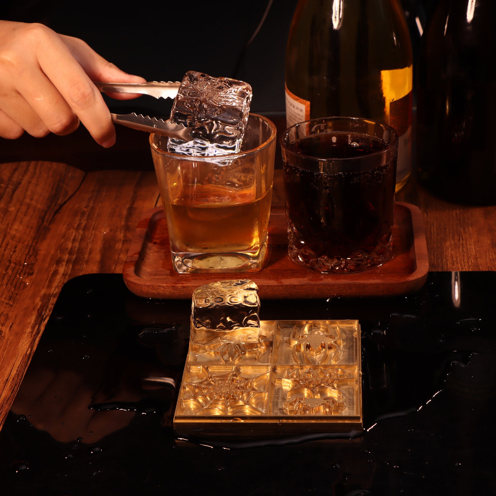 Personalized Ice Cube Plate, Ice Cube Tray Custom, Custom Ice Stamp for ...