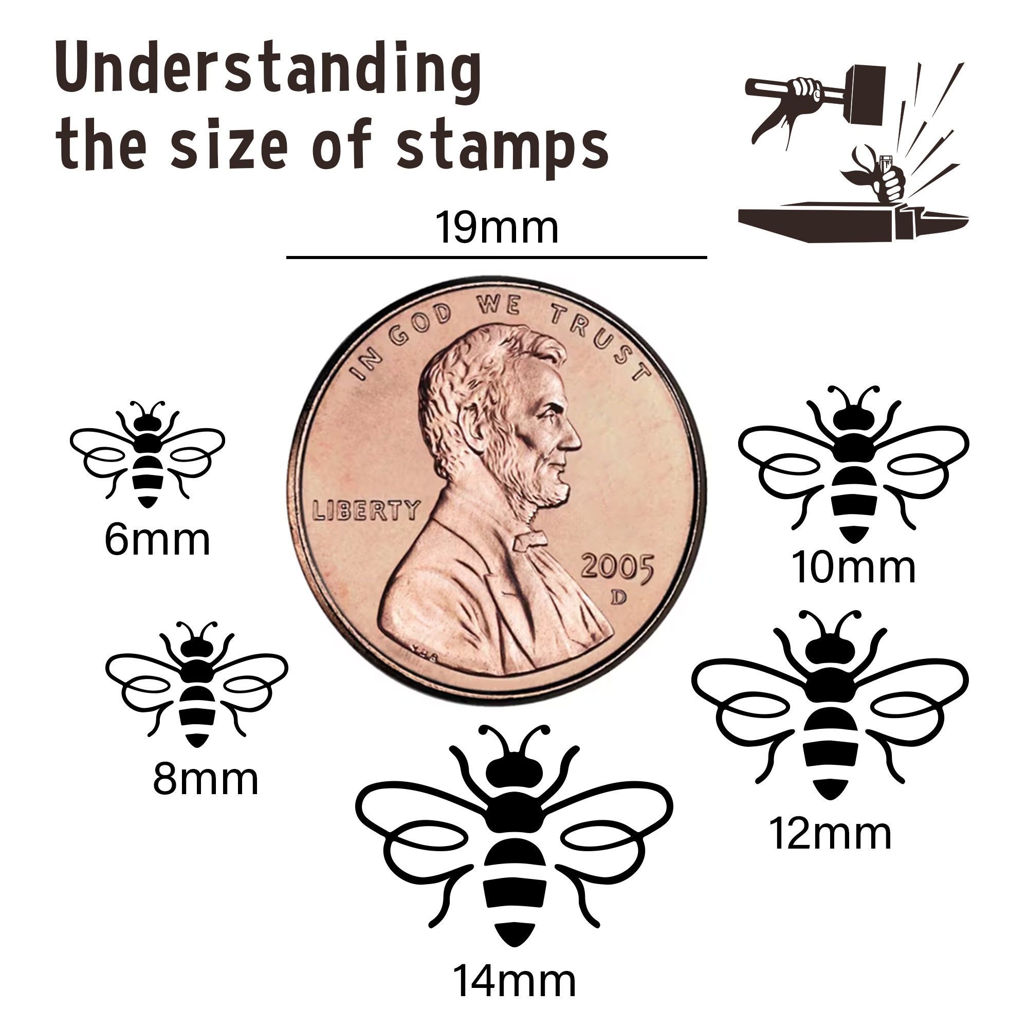 Custom Metal Stamps, Metal Stamping, Metal Die, Blacksmith Stamp ...