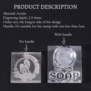 Custom Stamp Soap, Custom Soap Bar Stamp, Custom Personalized Soap ...