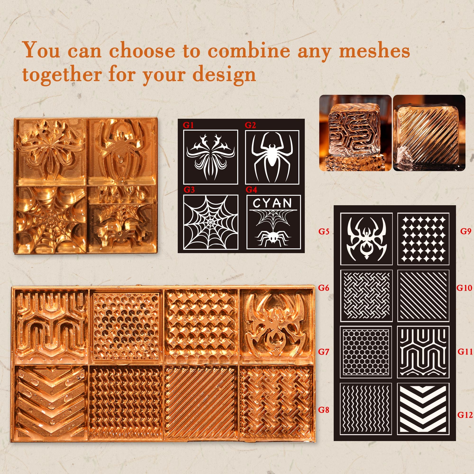 Personalized Ice Cube Plate, Ice Cube Tray Custom, Custom Ice Stamp for ...