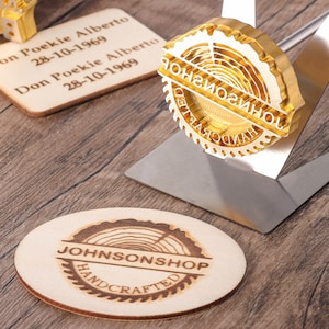 Custom Wood Burning Stamp for Woodworking , Wedding Wood Stamp , Custom ...