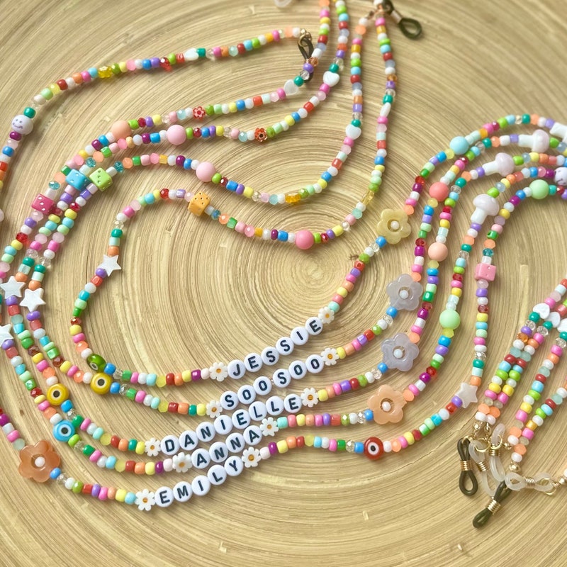 Beaded Glasses Chain - Etsy