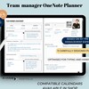 Onenote Template, Corporate Planner for Team Manager, Pink Planner for ...