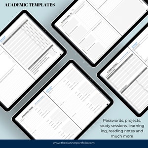 Ultimate Onenote Template for Students, Hyperlinked Daily Study Planner ...
