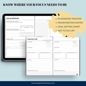 Onenote Business Planner I Hyperlinked Minimalist Onenote Templates ...