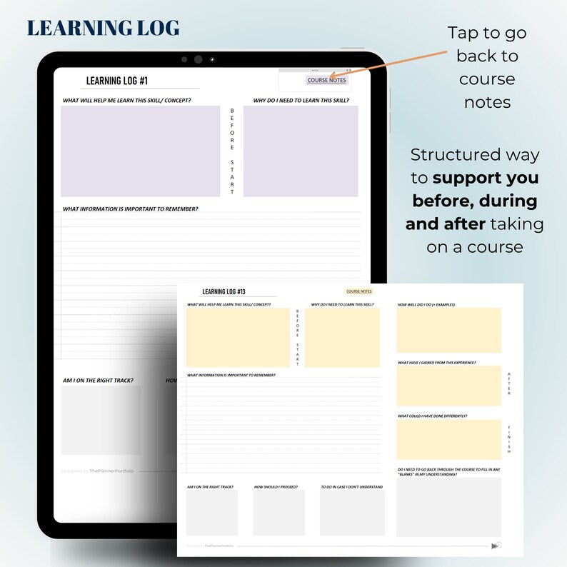 Onenote Reading Journal and Study Journal Bundle I Light - Dark Mode I ...