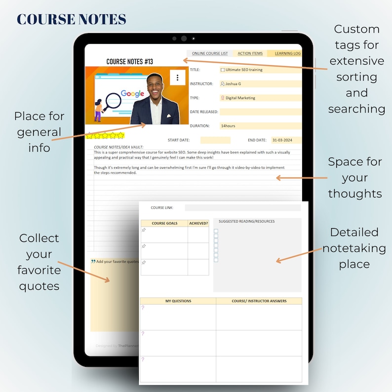 Onenote Reading Journal and Study Journal Bundle I Light - Dark Mode I ...