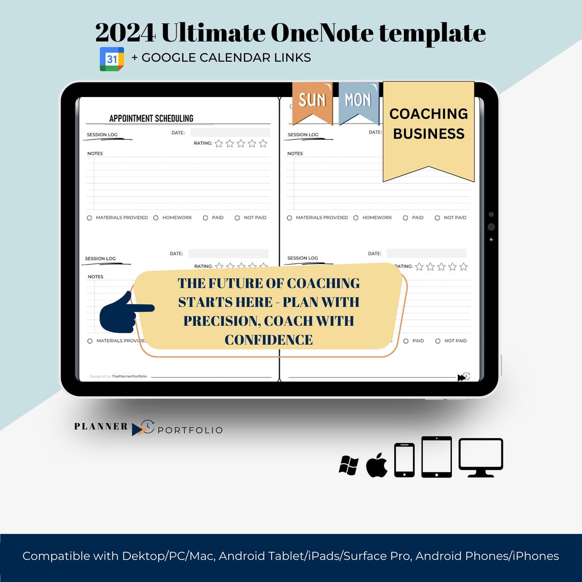 Ultimate Onenote Planner 2024 for Small Business, Coaching Planner ...