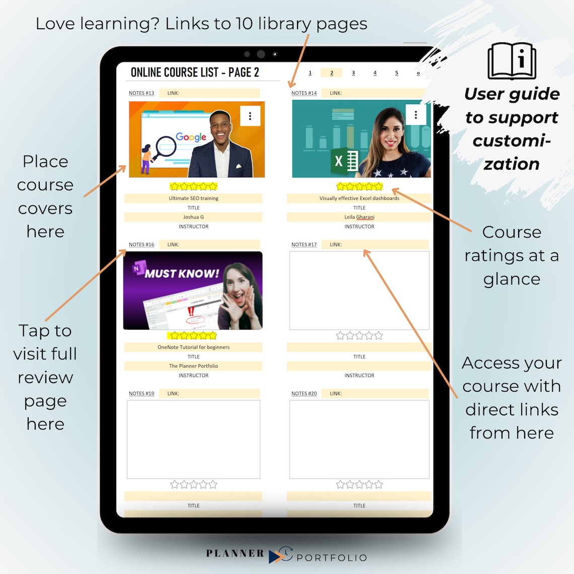 Onenote Reading Journal and Study Journal Bundle I Light - Dark Mode I ...