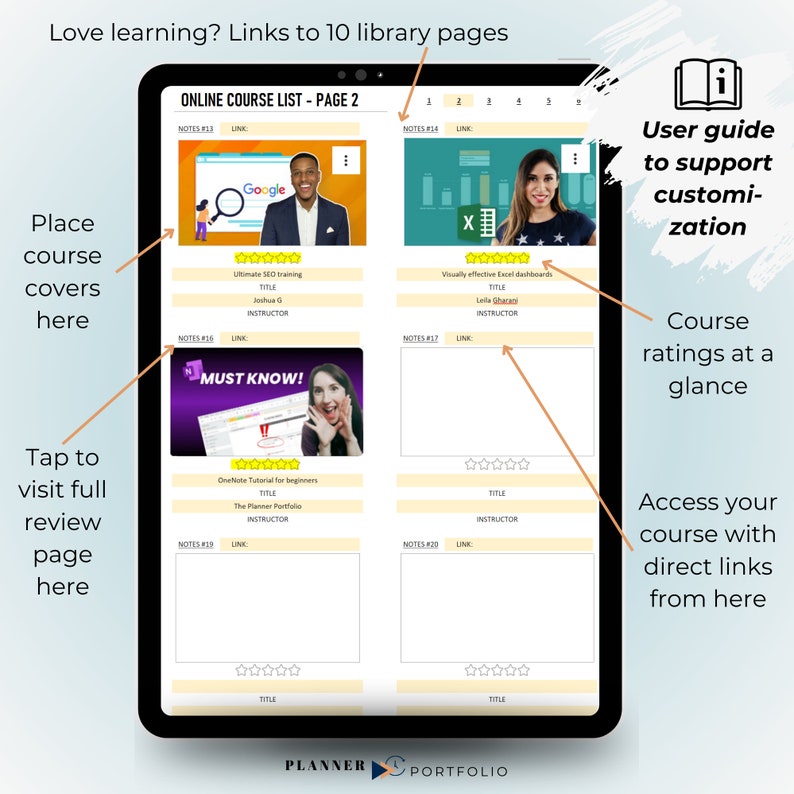 Onenote Reading Journal and Study Journal Bundle I Light - Dark Mode I ...