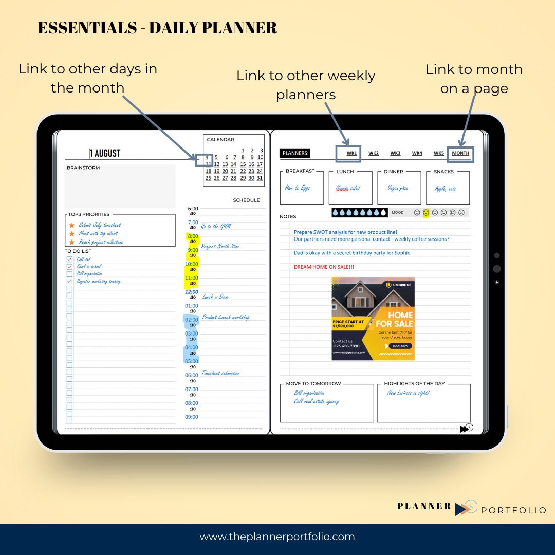 Ultimate Onenote Planner for Business, Corporate Planner for Team ...
