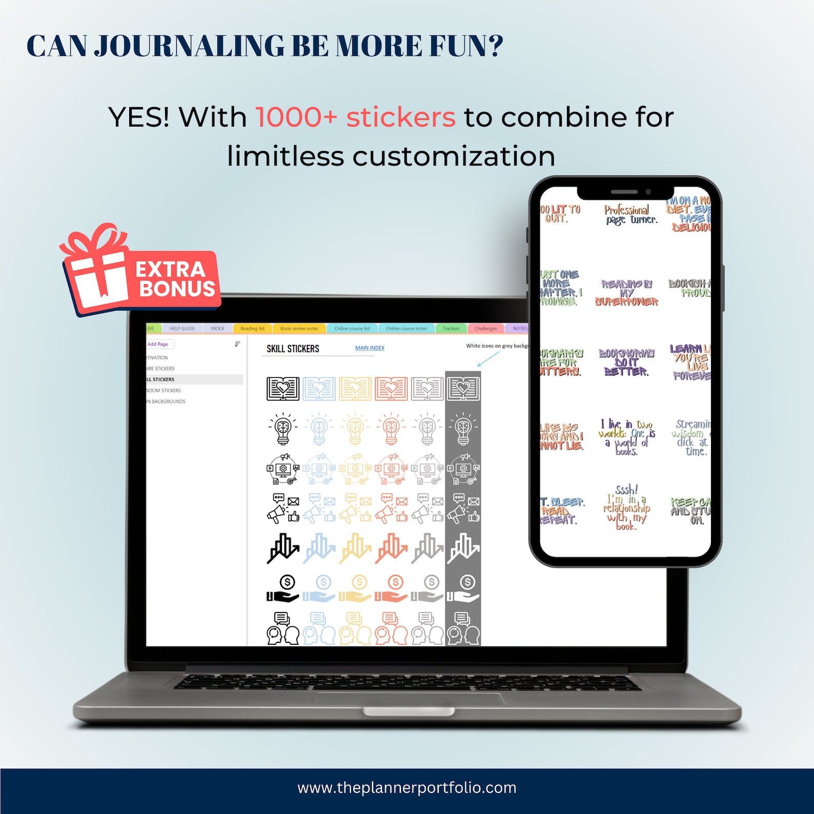 Onenote Reading Journal and Book Review Journal I Fully Hyperlinked ...