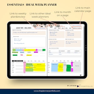 Onenote Digital Planner, 2025 Onenote Templates, Pink Daily Planner ...