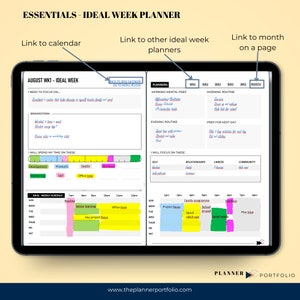 Minimalist Onenote Planner 2025 Onenote Templates. Fully Hyperlinked ...