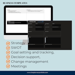 Ultimate Onenote Planner for Work, Dark and Light Mode, Planner for ...