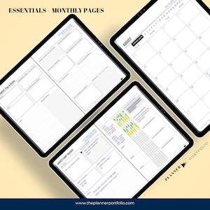 Minimalist Onenote Planner 2025 Onenote Templates. Fully Hyperlinked ...