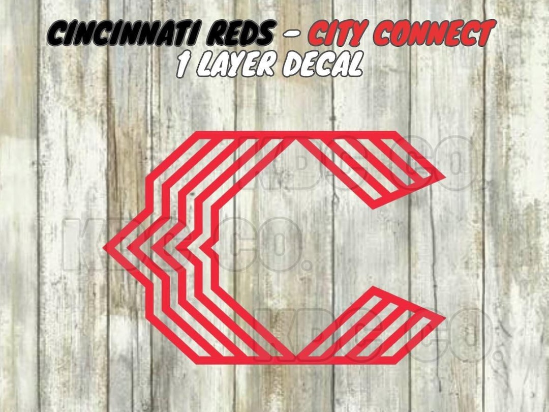 Cincinnati Reds City Connect Sticker - Etsy