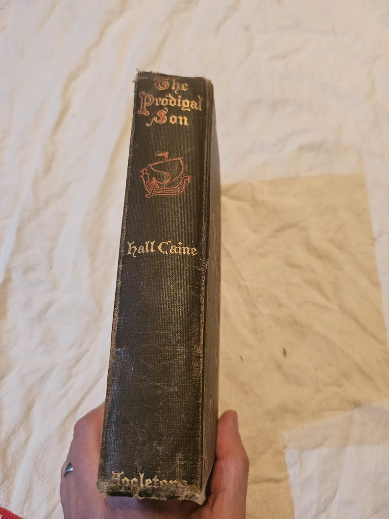 The Prodigal Son by Hall Caine - 1904 - Etsy