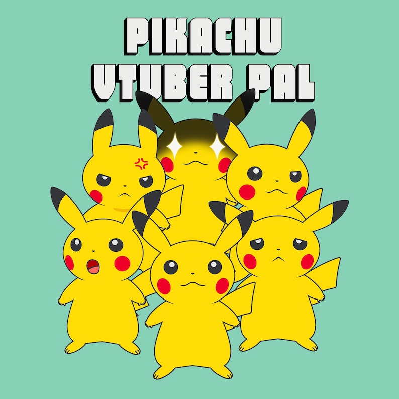 Pikachu Pal Vtuber Model - Etsy