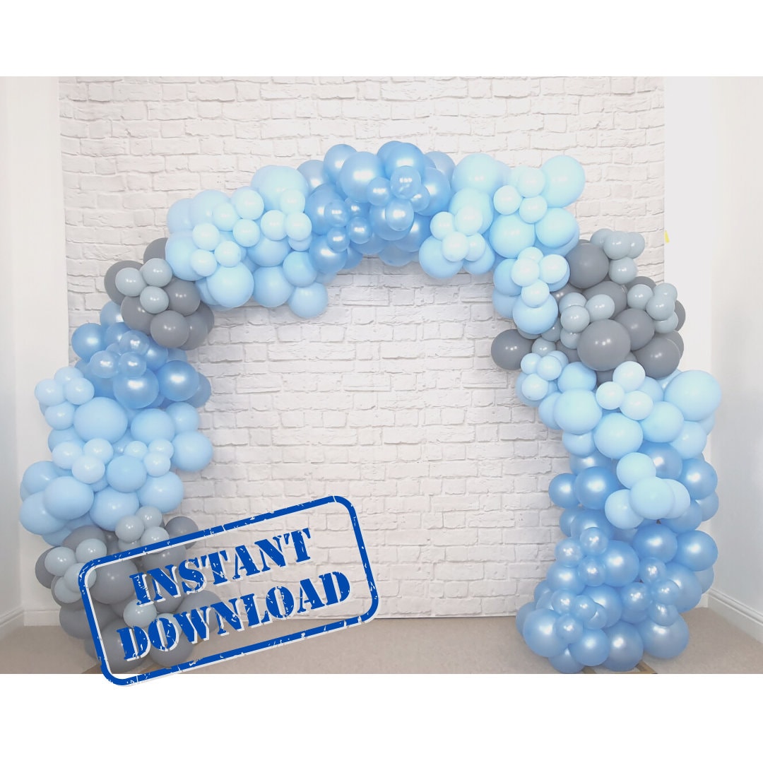 DIY Easy Organic Balloon Arch Tutorial PDF Recipe Instructions - Etsy