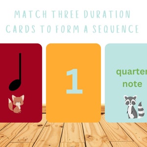 Note Durations Trio: Memory Game for Musical Rhythms Music Theory ...