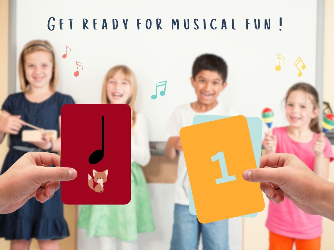 Note Durations Trio: Memory Game for Musical Rhythms Music Theory ...