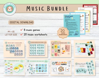 Instrumental Matching Game Music Education Musical Memory Matching Game ...