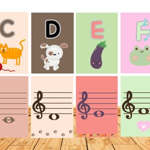 Treble Clef Memory Game Beginner Music Note Education Music Teacher ...