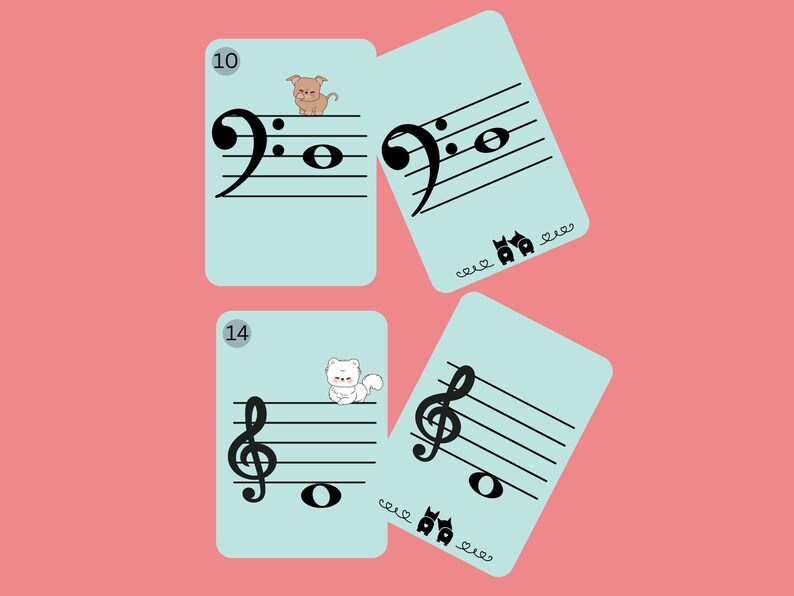 Learn the Music Notes Note Placement Challenge for Treble & Bass Clef ...