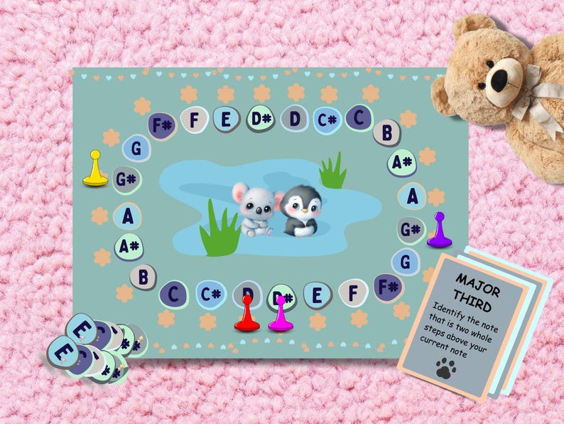 Interval Race Digital Printables Music Theory Piano Teacher Resources ...