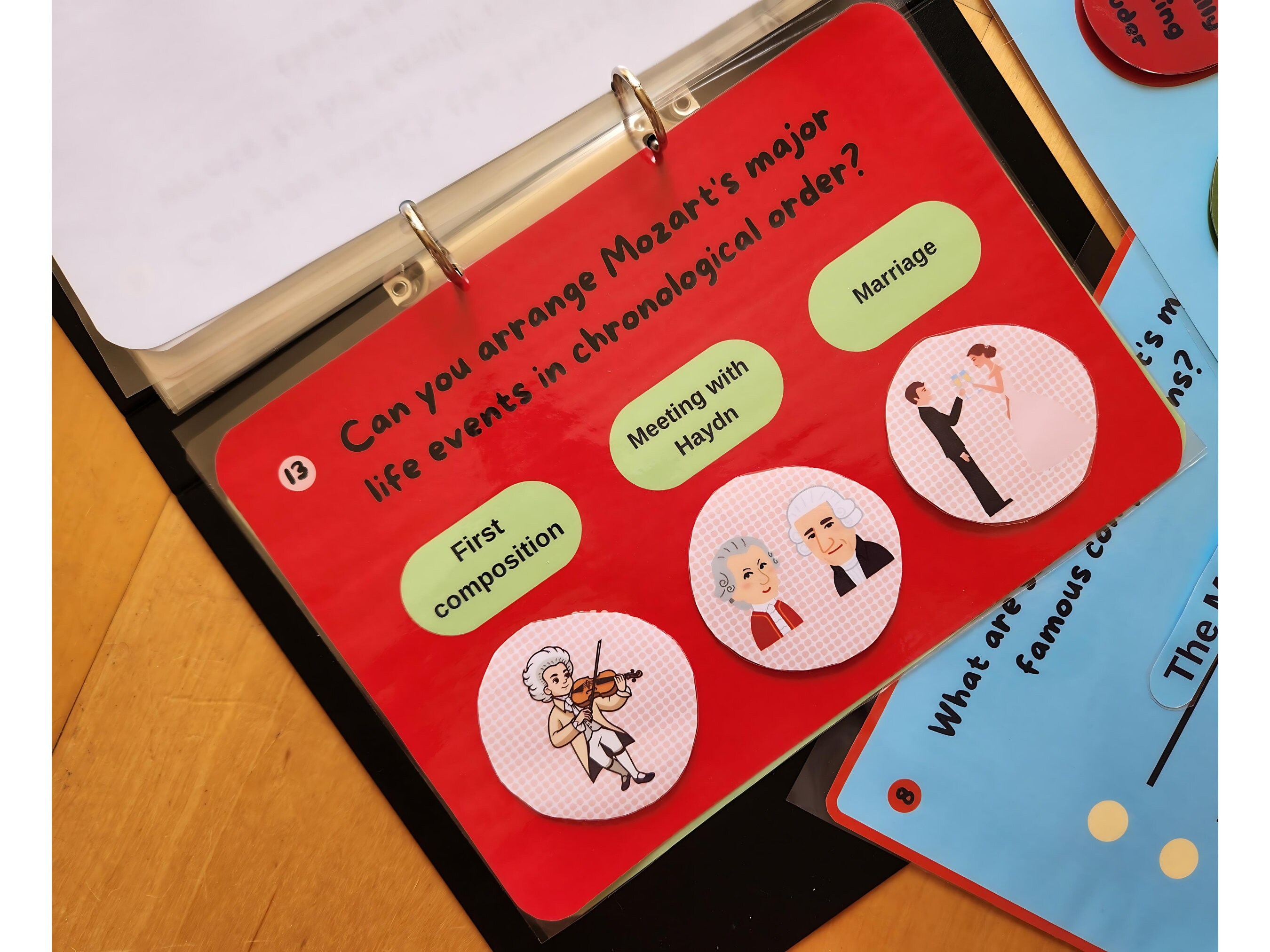 Music Busy Book Preschool Learning Binder Mozart Busy Book Homeschool ...