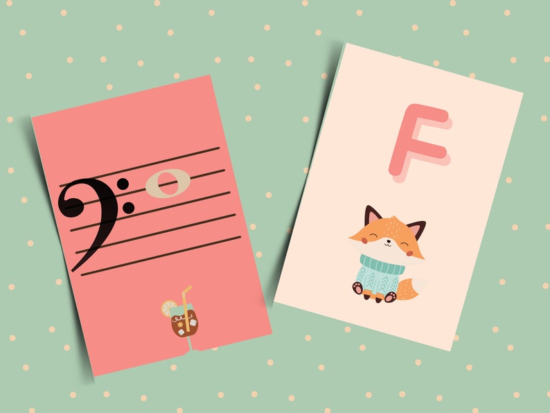 Bass Clef Memory Game Beginner Music Note Education Music Teacher ...