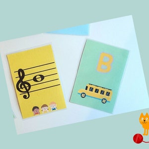 Treble Clef Memory Game Beginner Music Note Education Music - Etsy