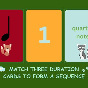 Note Durations Trio: Memory Game for Musical Rhythms Music Theory ...