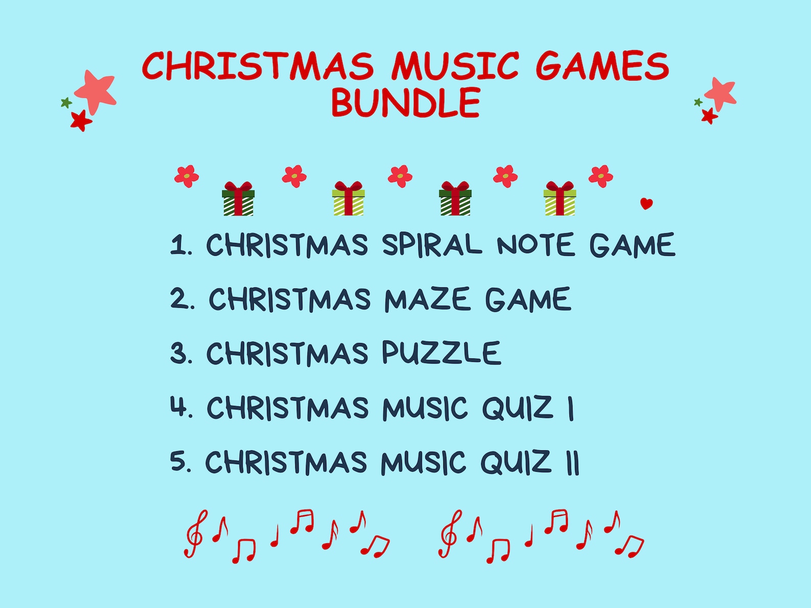 Christmas Music Games Bundle Music Education Piano Holliday - Etsy Israel