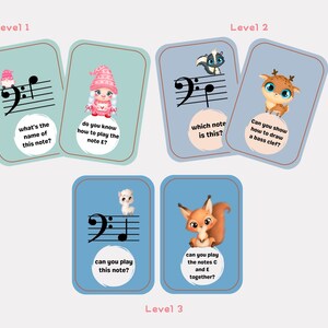 Music Note Trivia Game Treble & Bass Clef Music Education - Etsy