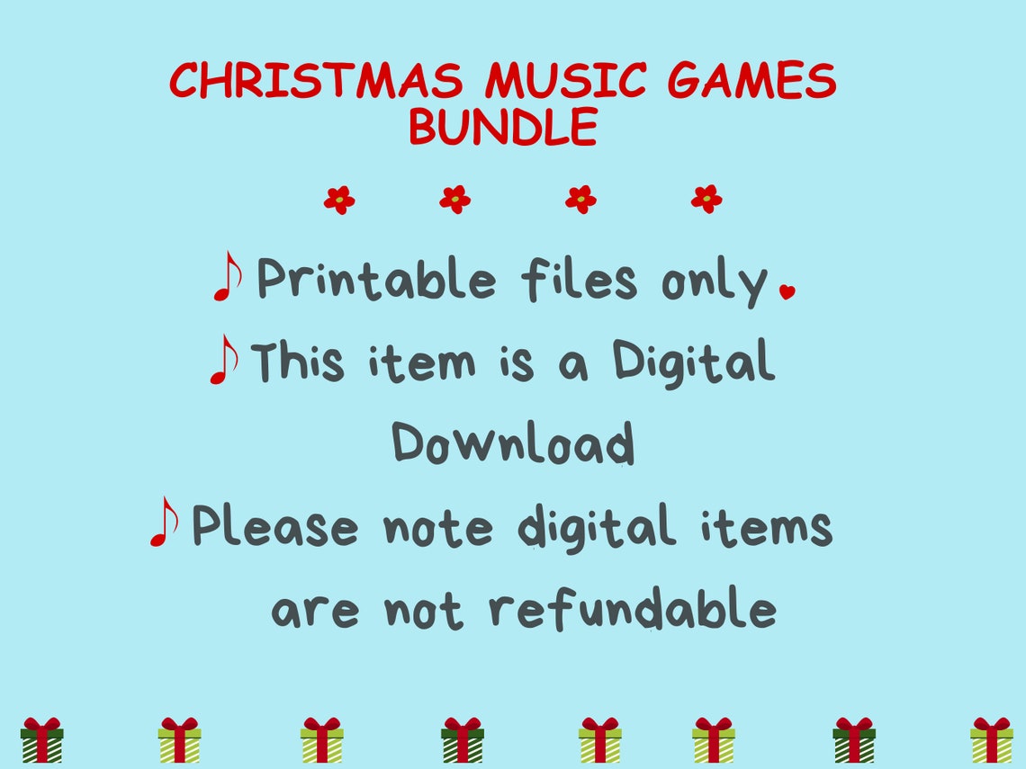 Christmas Music Games Bundle Music Education Piano Holliday - Etsy Israel